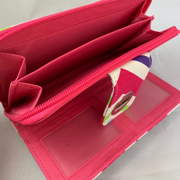 Bags | New Quilted Double Section Wallet Twist Lock | Poshmark